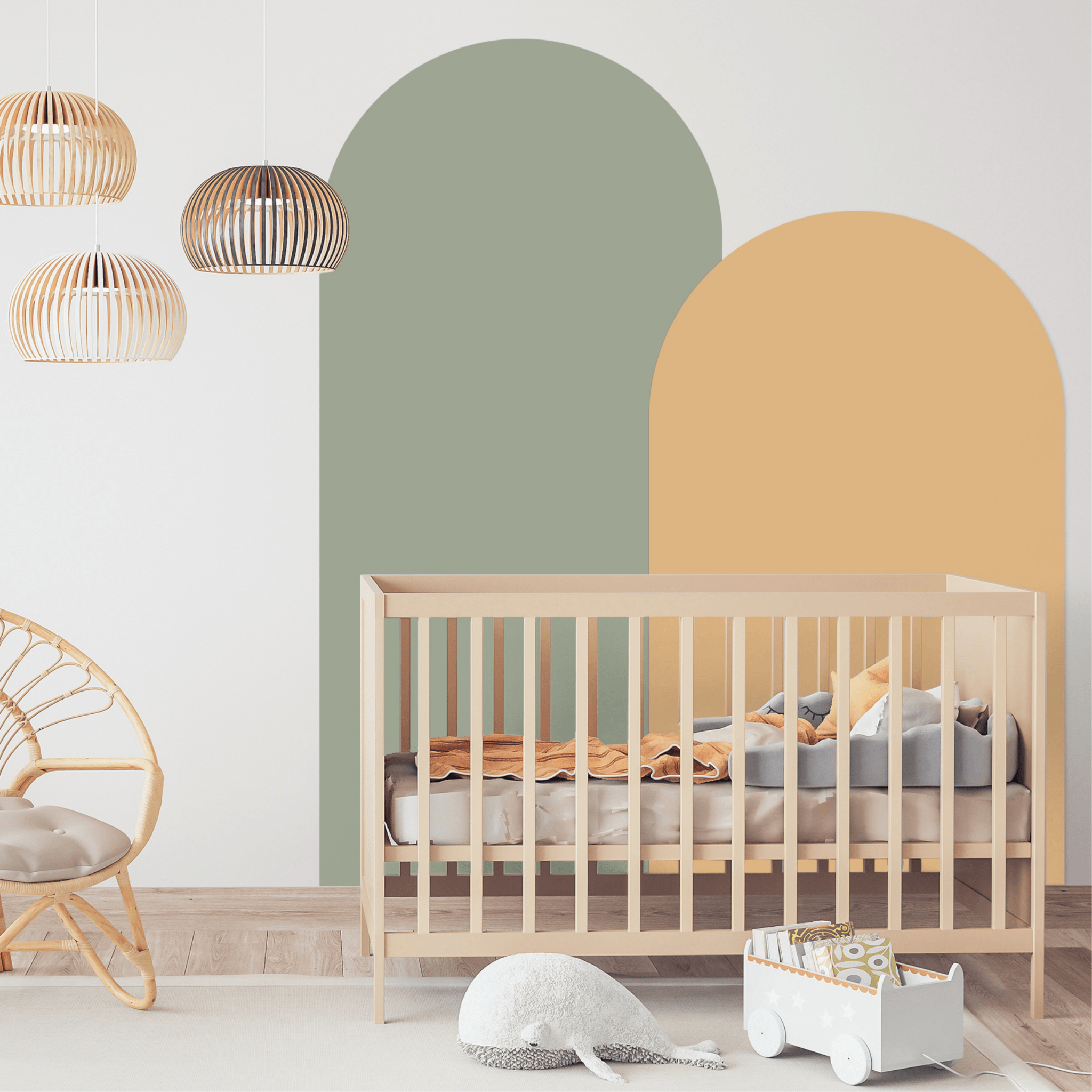 Boho Arch Wall Decals (Block Colours) – Jack Harry and Ollie